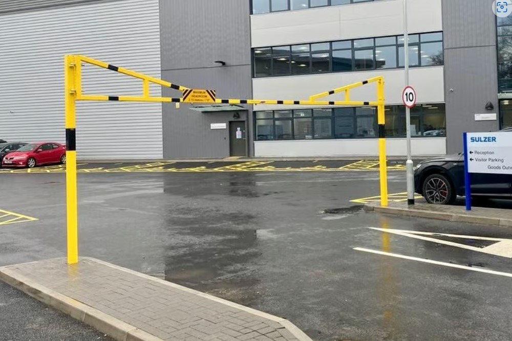 Budget Double Leaf Opening Height Barrier - Heightrestrictionbarrier.co.uk